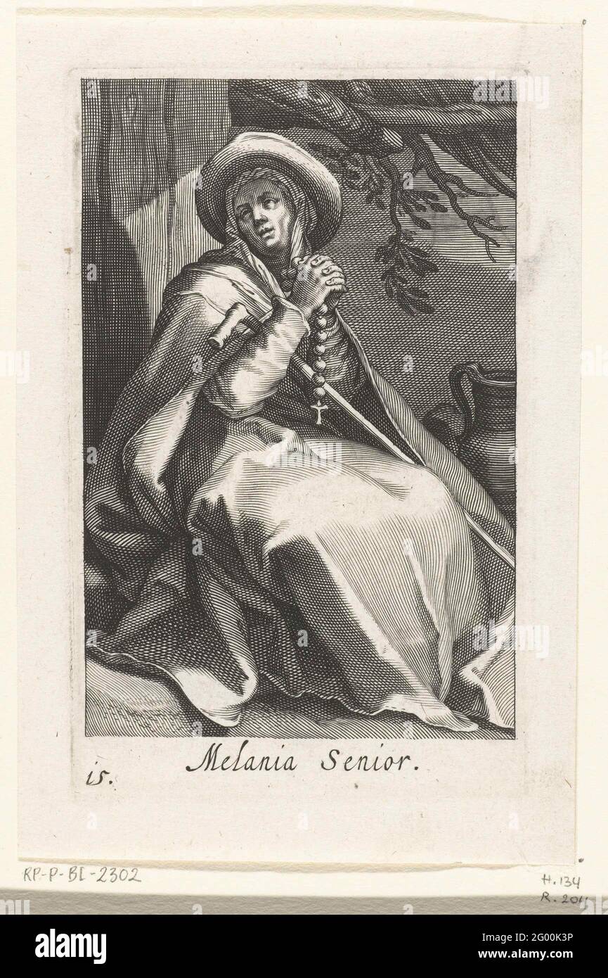 Saint Melania the older as a horror; Melania senior; Kluizenaars; Sacra ...