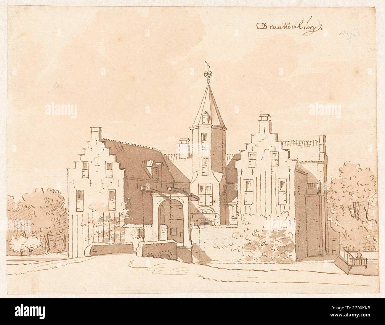 Drakenburg castle at Baarn Stock Photo - Alamy