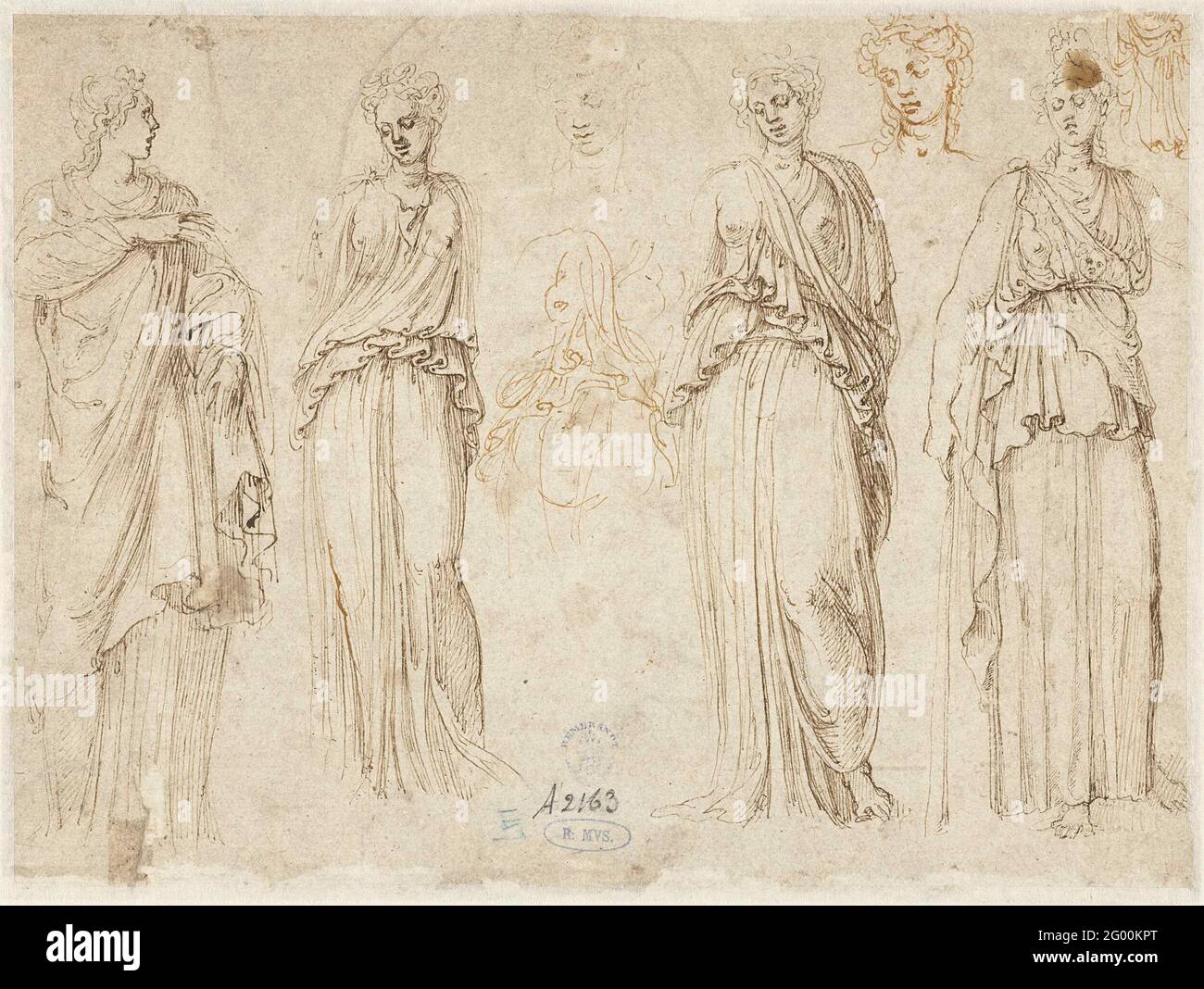 Four figures in traditional attire hi-res stock photography and images ...