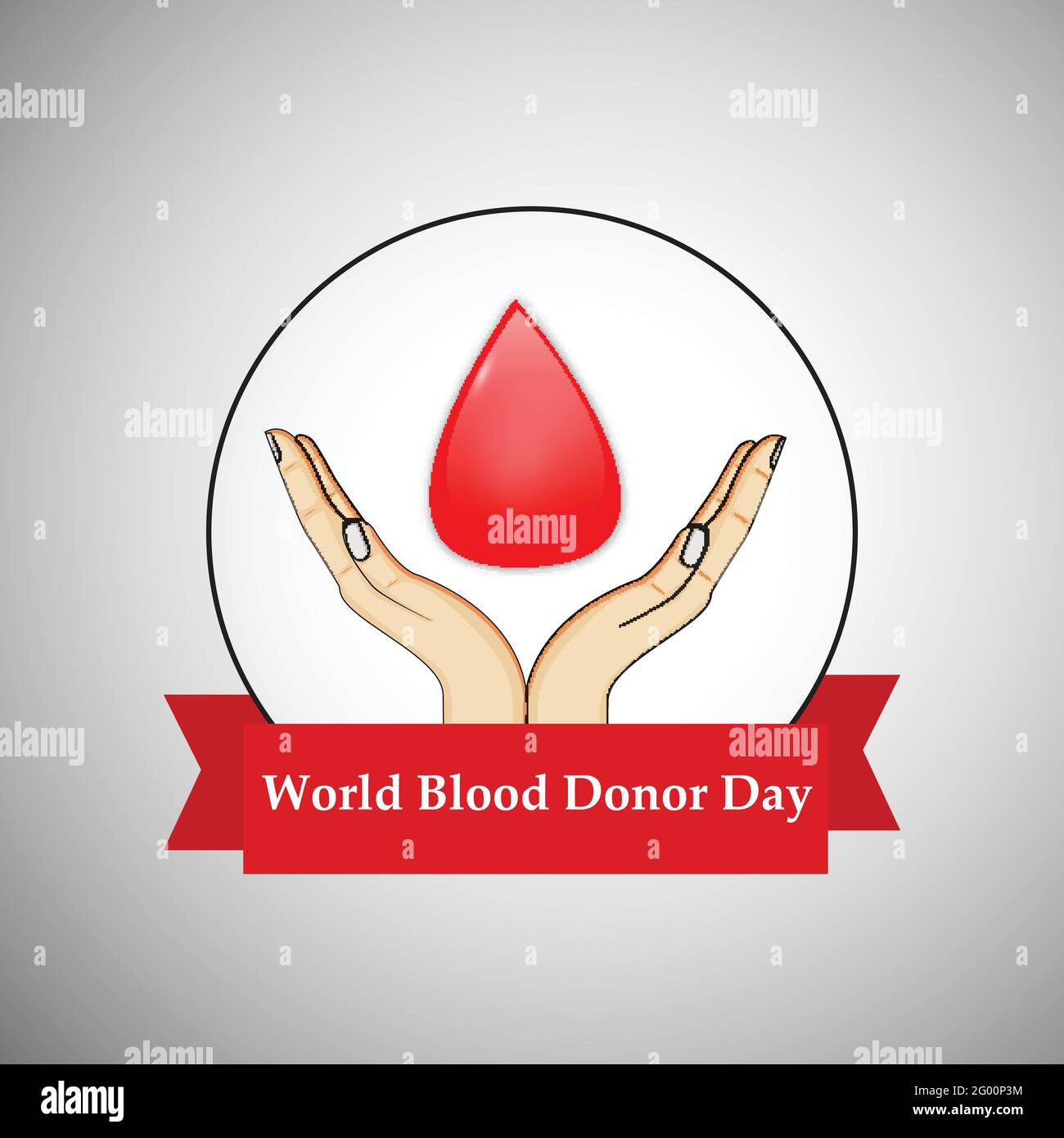 World Blood Donor Day background Stock Vector Image & Art - Alamy