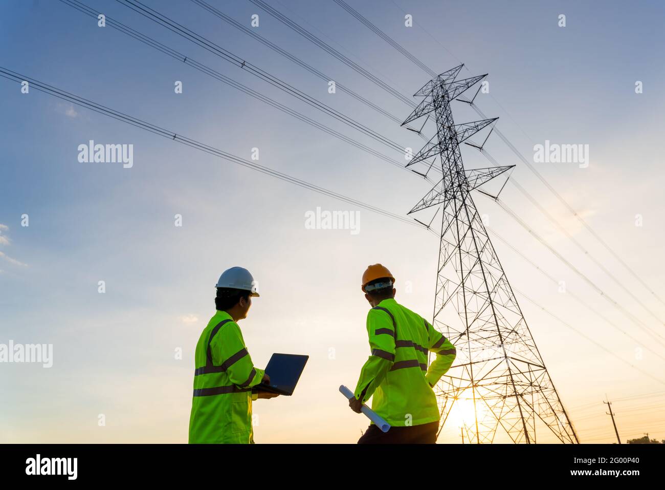 Team work of Engineers and Technician working inspections at the ...