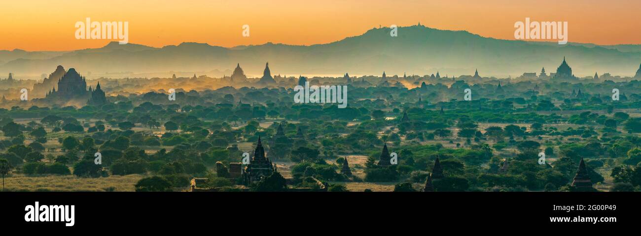 Bagan panorama hi-res stock photography and images - Alamy