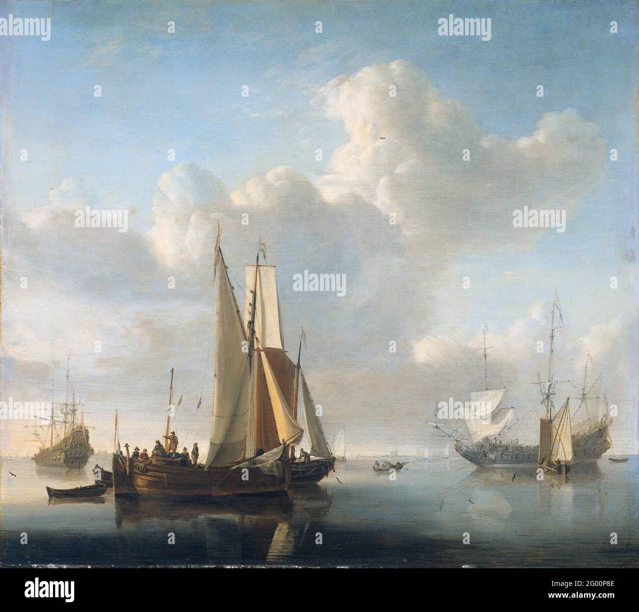 Ships before the Coast. In the 17th century painters specialized in ...