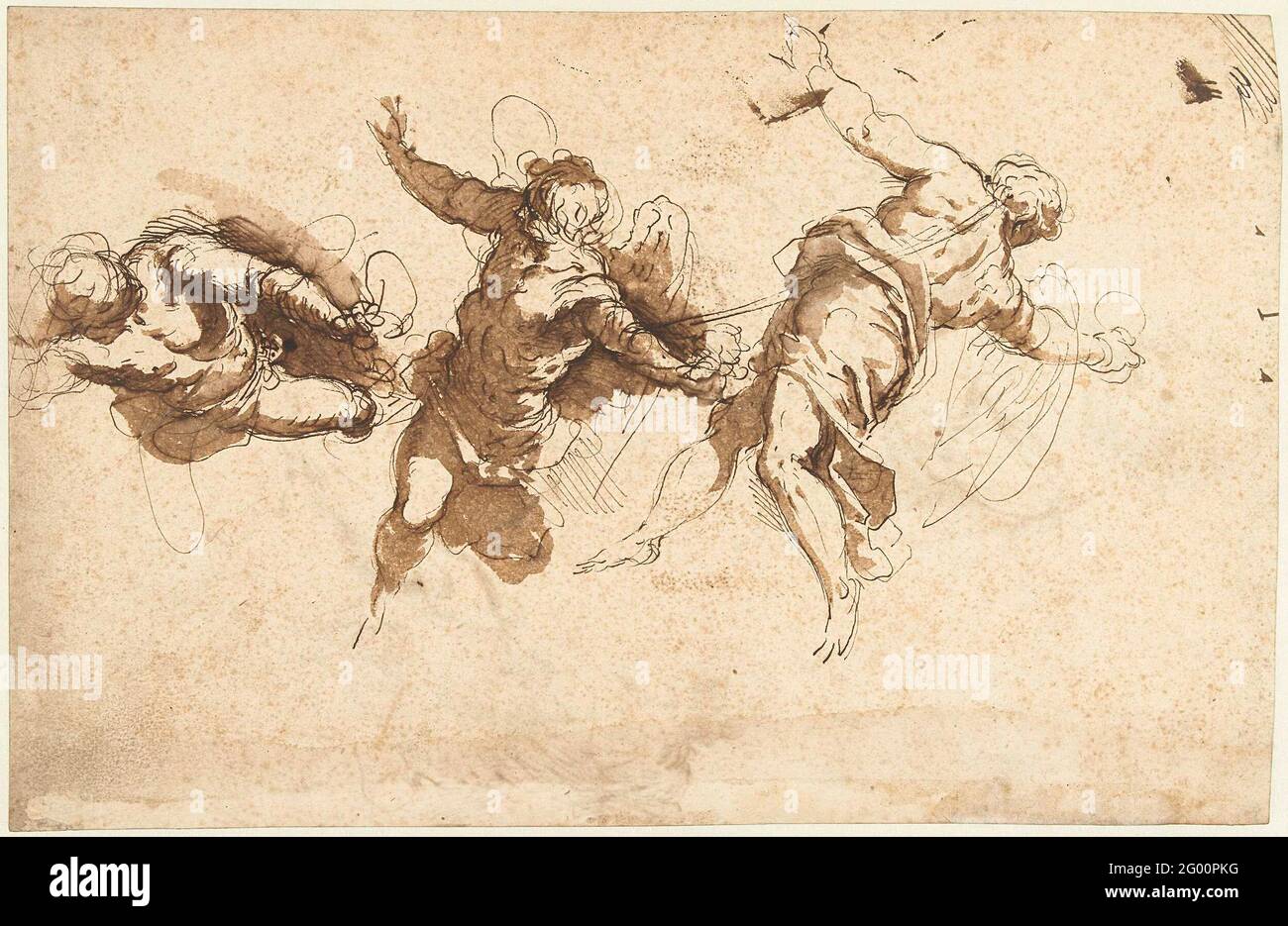 Three floating angels Stock Photo - Alamy