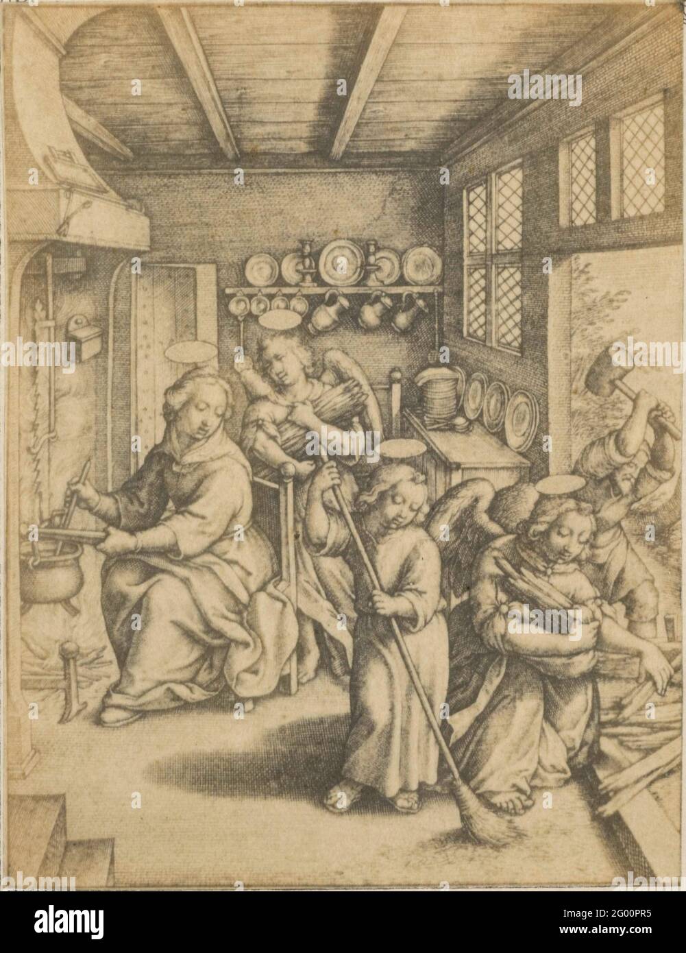 FotoreProducty engraves the broom Stock Photo - Alamy