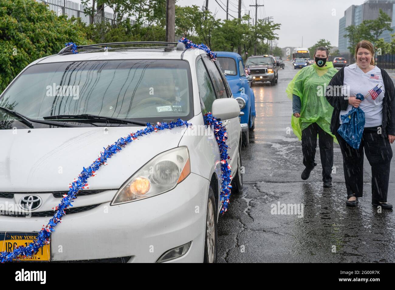 NEW YORK, NY - MAY 30: Participants gather for the annual College Point ...