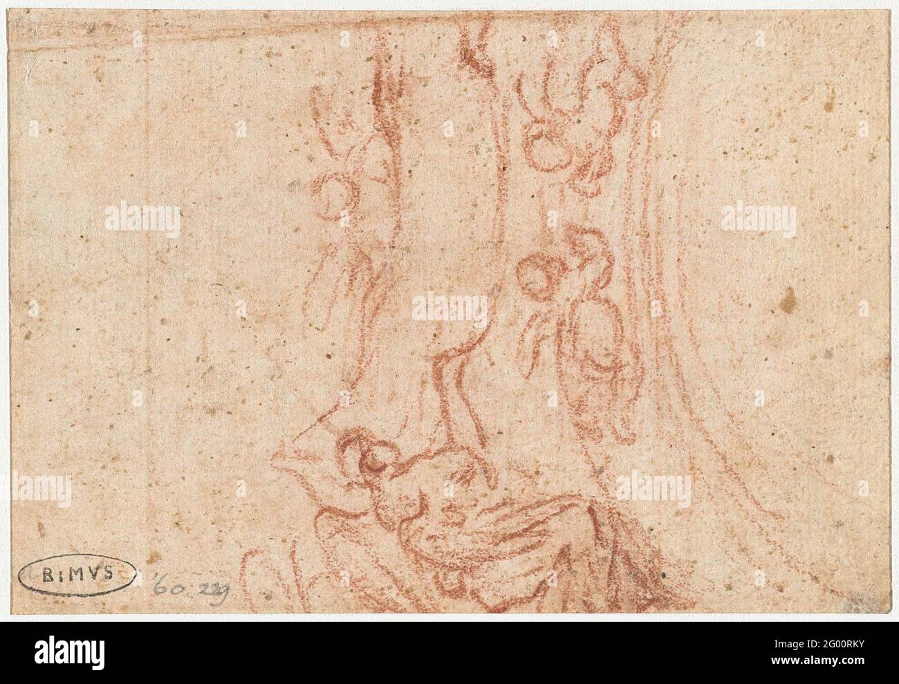 Floating angels with banderol Stock Photo - Alamy