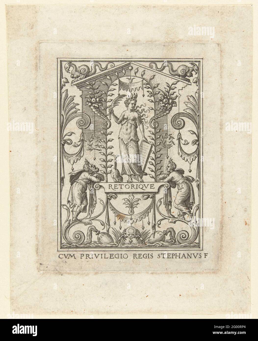 Rhetoric; Retoriqve; The sciences, proposed by women; Ornament with ...