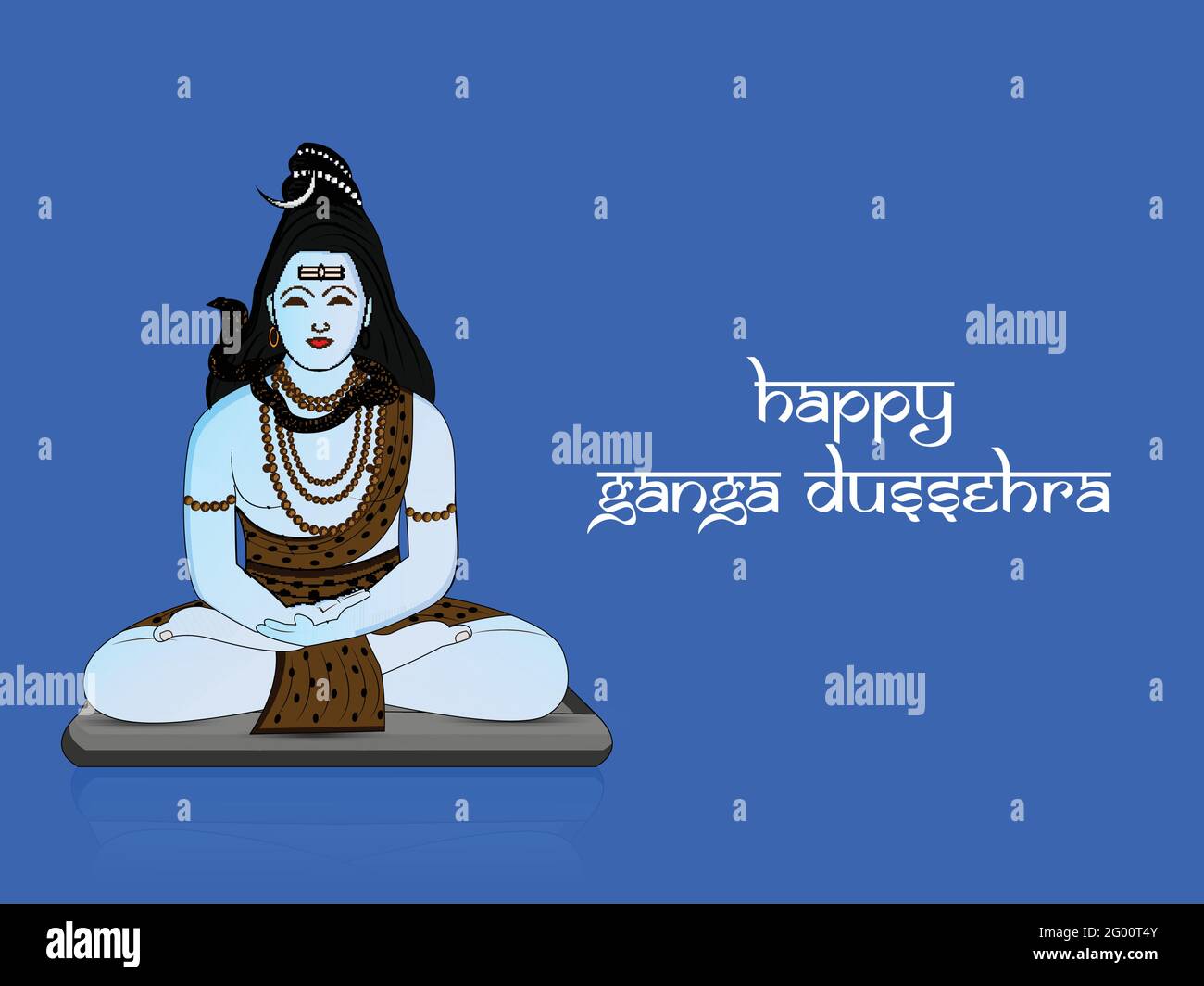 Ganga goddess Stock Vector Images - Alamy