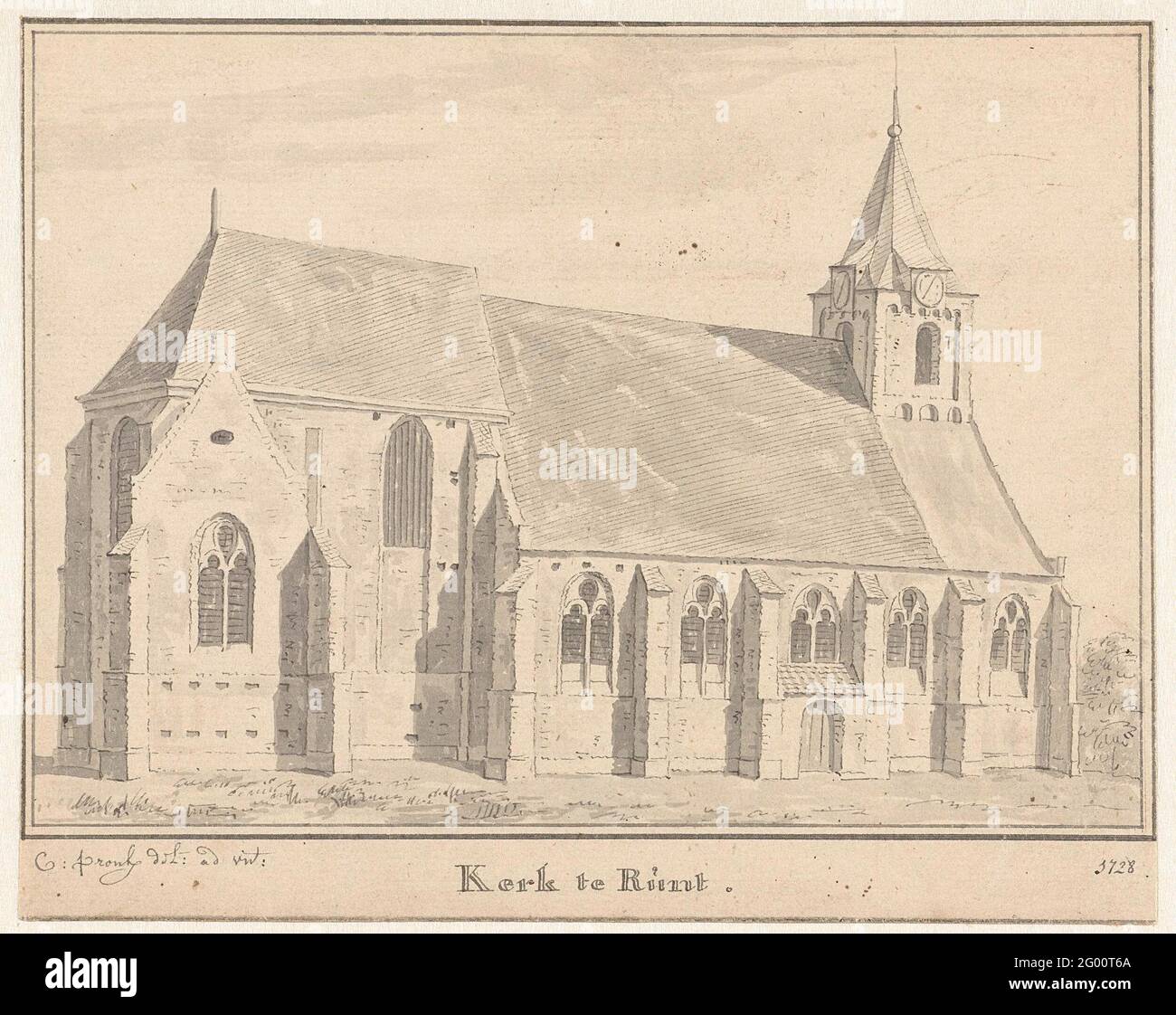 The church in Rumpt, Gelderland Stock Photo - Alamy