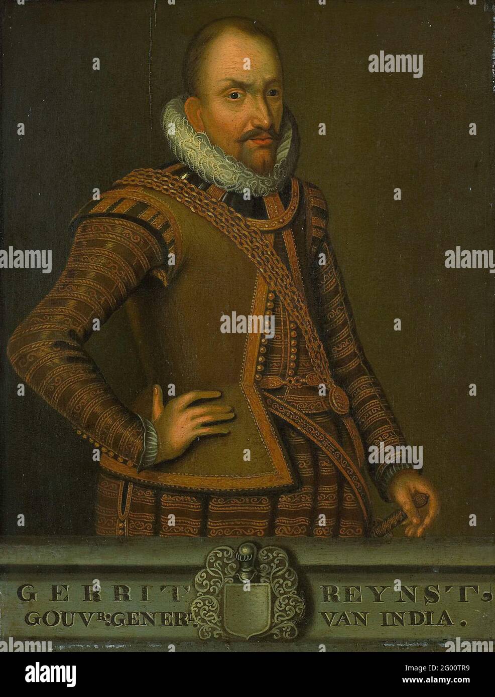 Portrait of Gerard Reynst, Governor-General of the Dutch East Indies ...