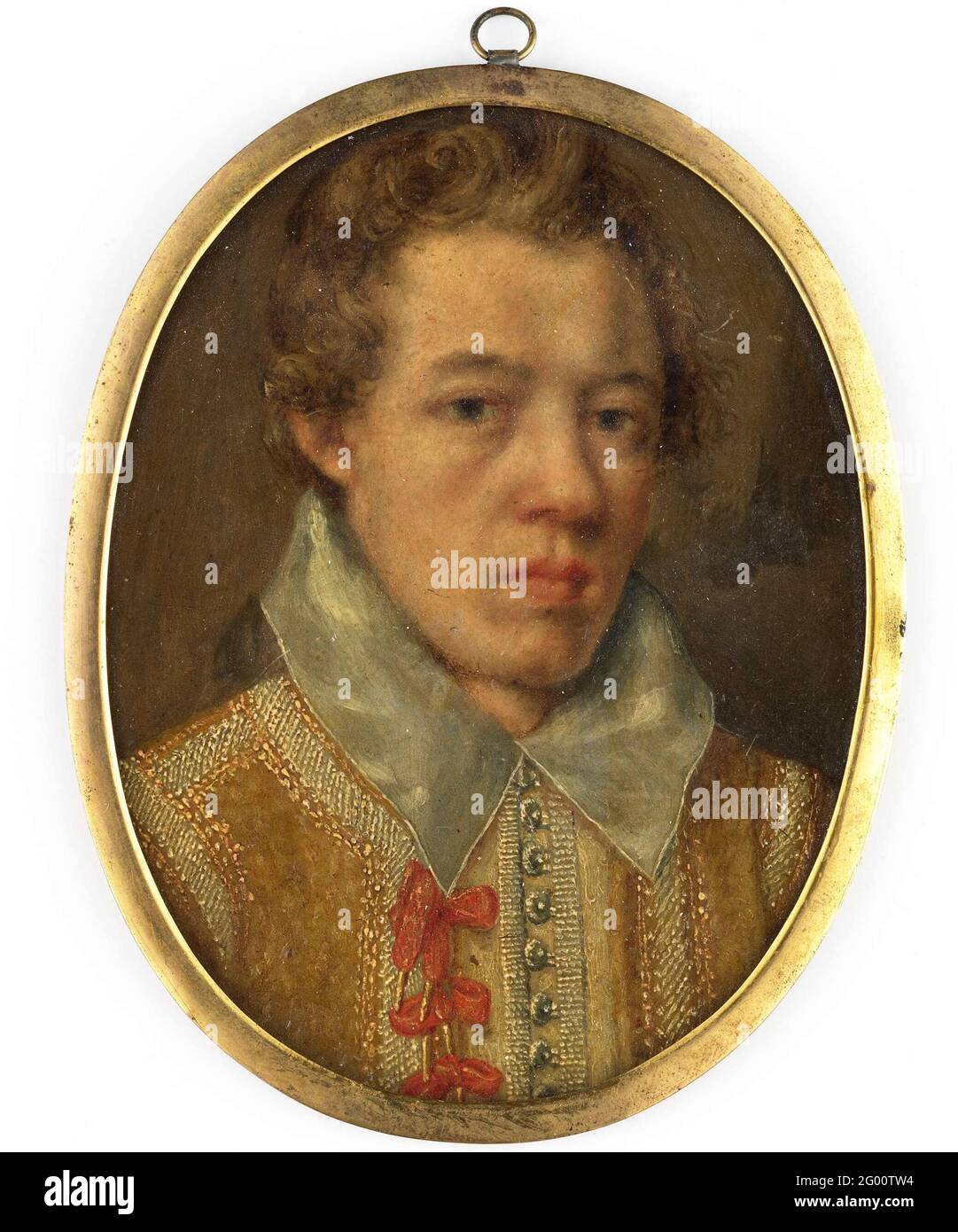 Portrait of a young man. Portrait of a young man. Bust, slightly right ...