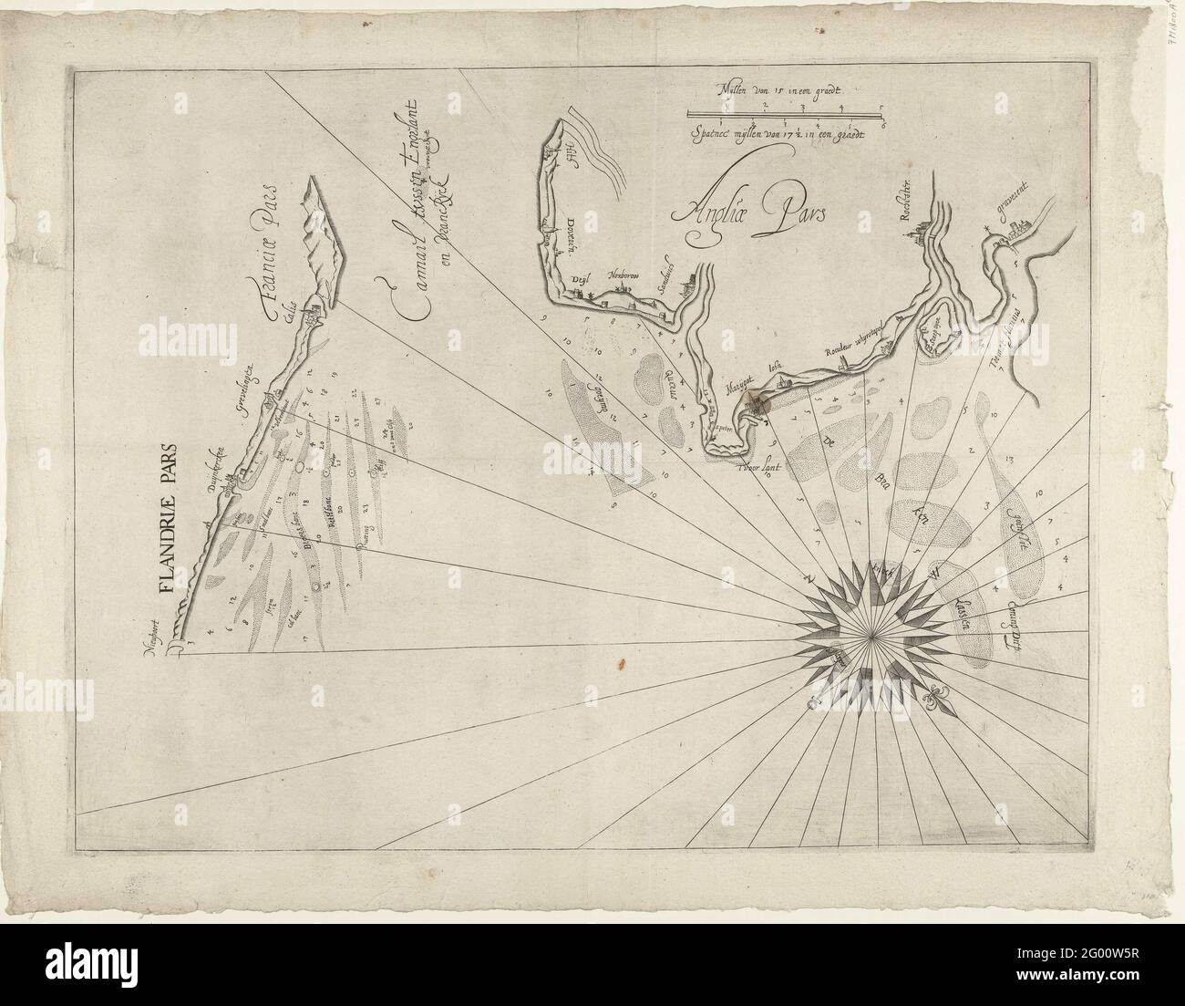 Map of spanish armada hi-res stock photography and images - Alamy