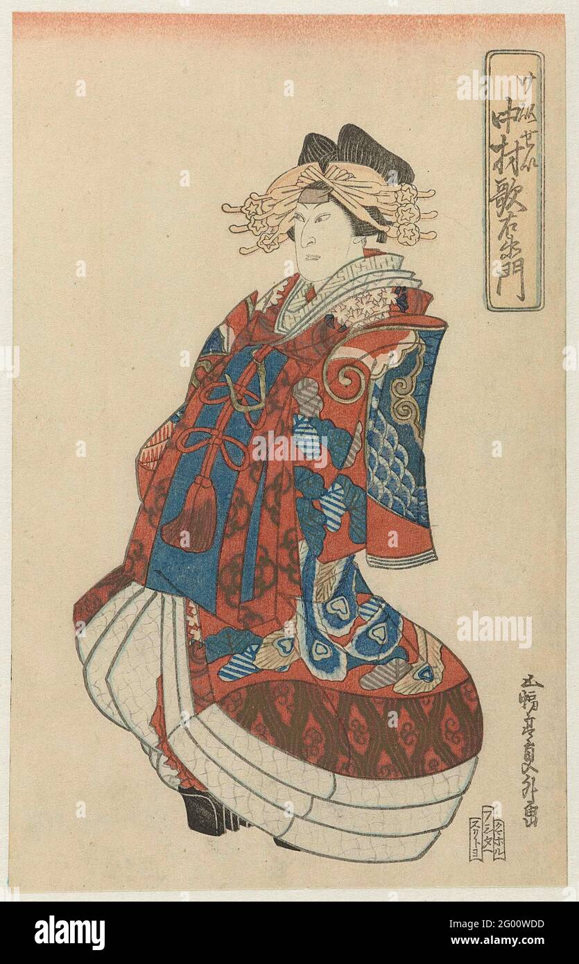 Nakamura Utaemon ALS Een Courtisane. Nakamura Utaemon ALS Een Keisei ...