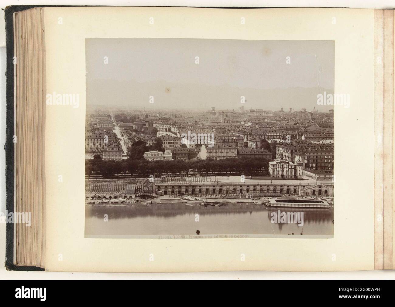 View of Turin, seen from the monastery of the Capuchin monks; 3753A ...