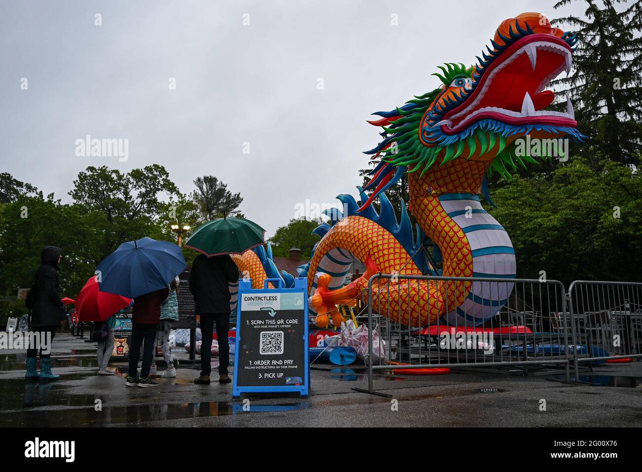 Asian dragon rain hi-res stock photography and images - Alamy