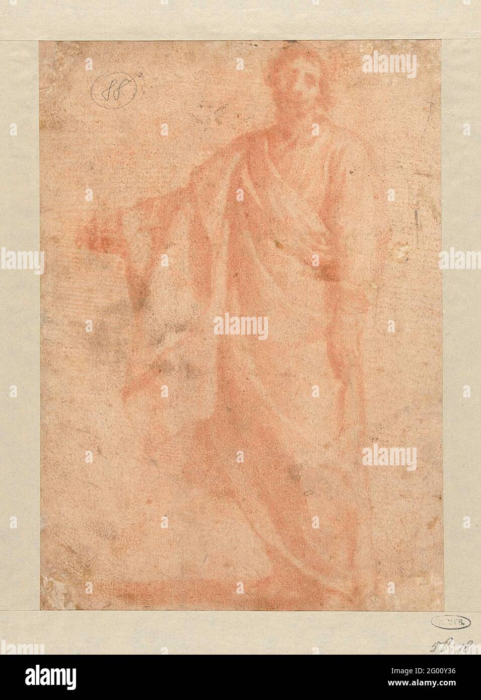 Standing figure with extended right arm Stock Photo - Alamy