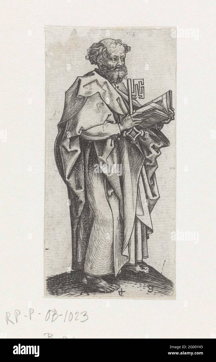 Apostle Peter; The twelve apostles. The apostle Peter, for feet, with a ...