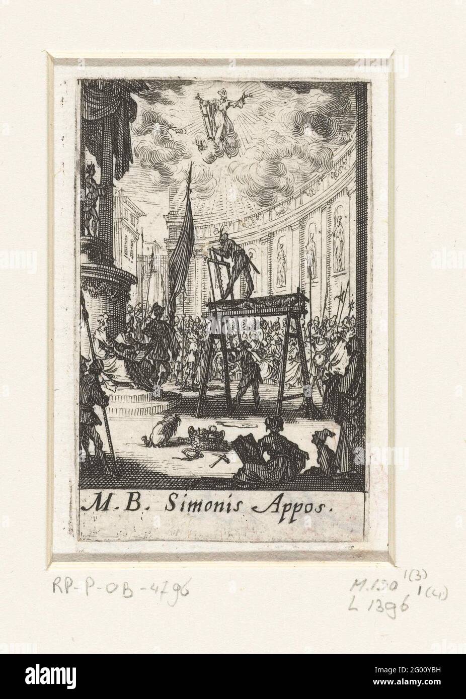 The martyrdom of Simon; M. B. Simonis Appos.; The small apostles; The ...
