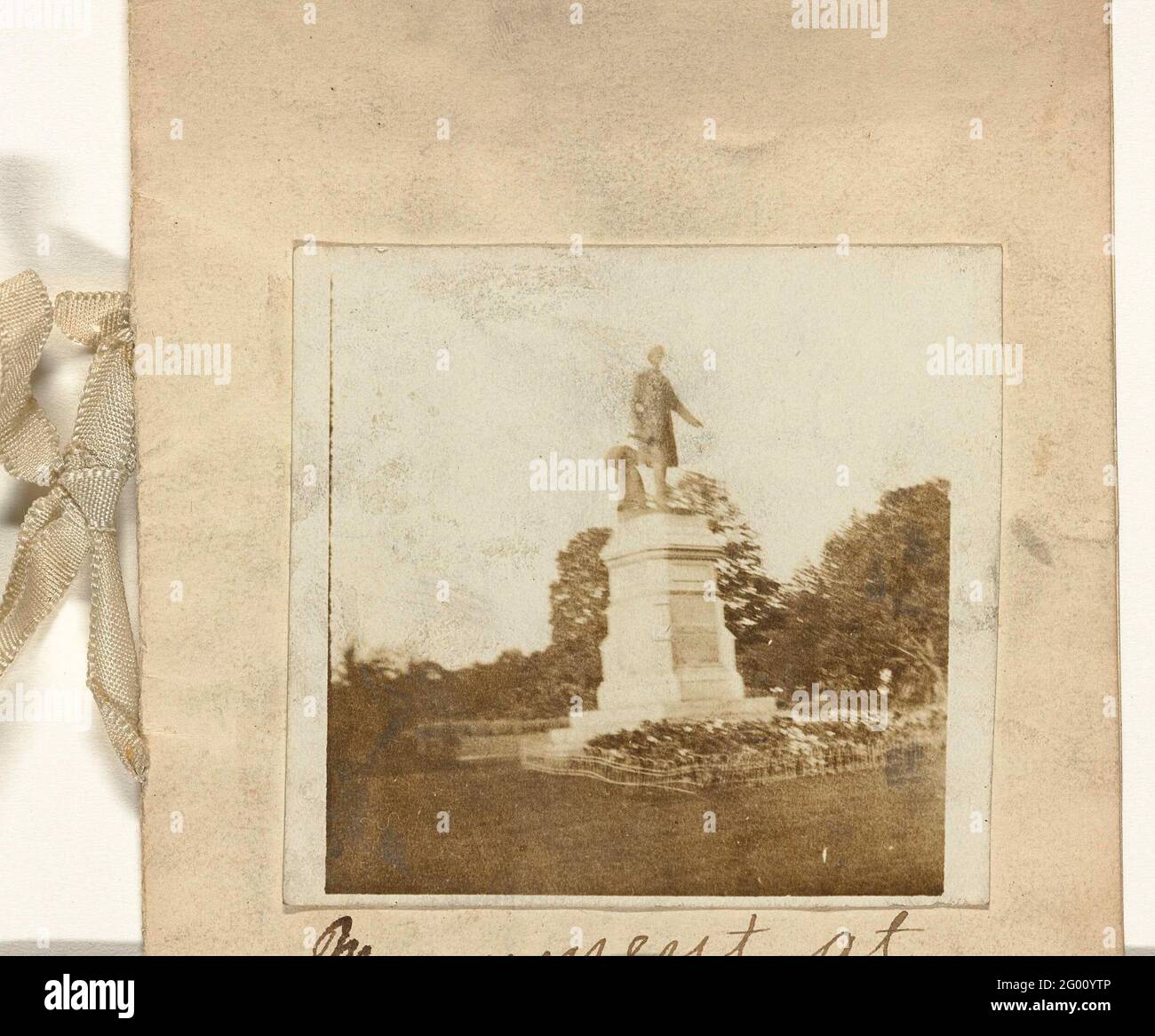 Statue Sir John MacDonald, the first prime minister of Canada, in ...