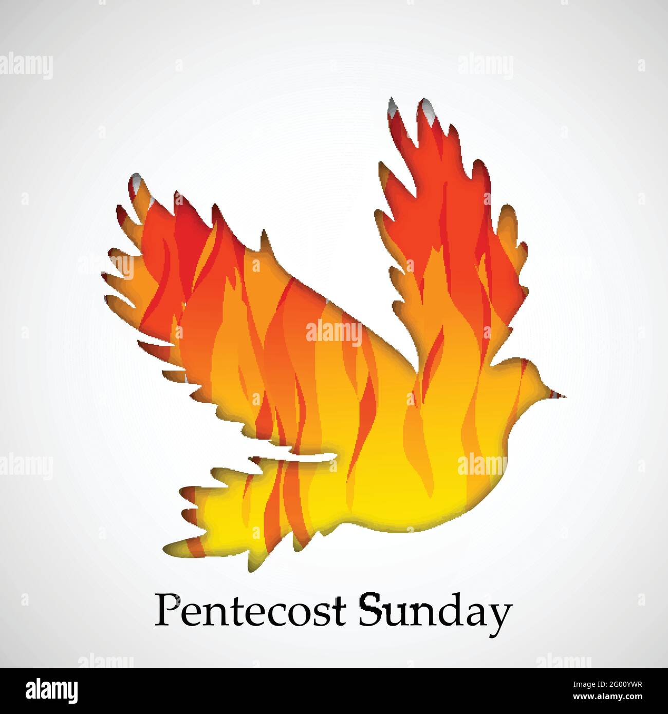 illustration of Pentecost Sunday background Stock Vector Image & Art ...