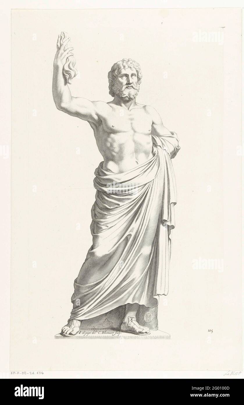 Jupiter. An image of the God Jupiter, ruler about gods and mortals and ...