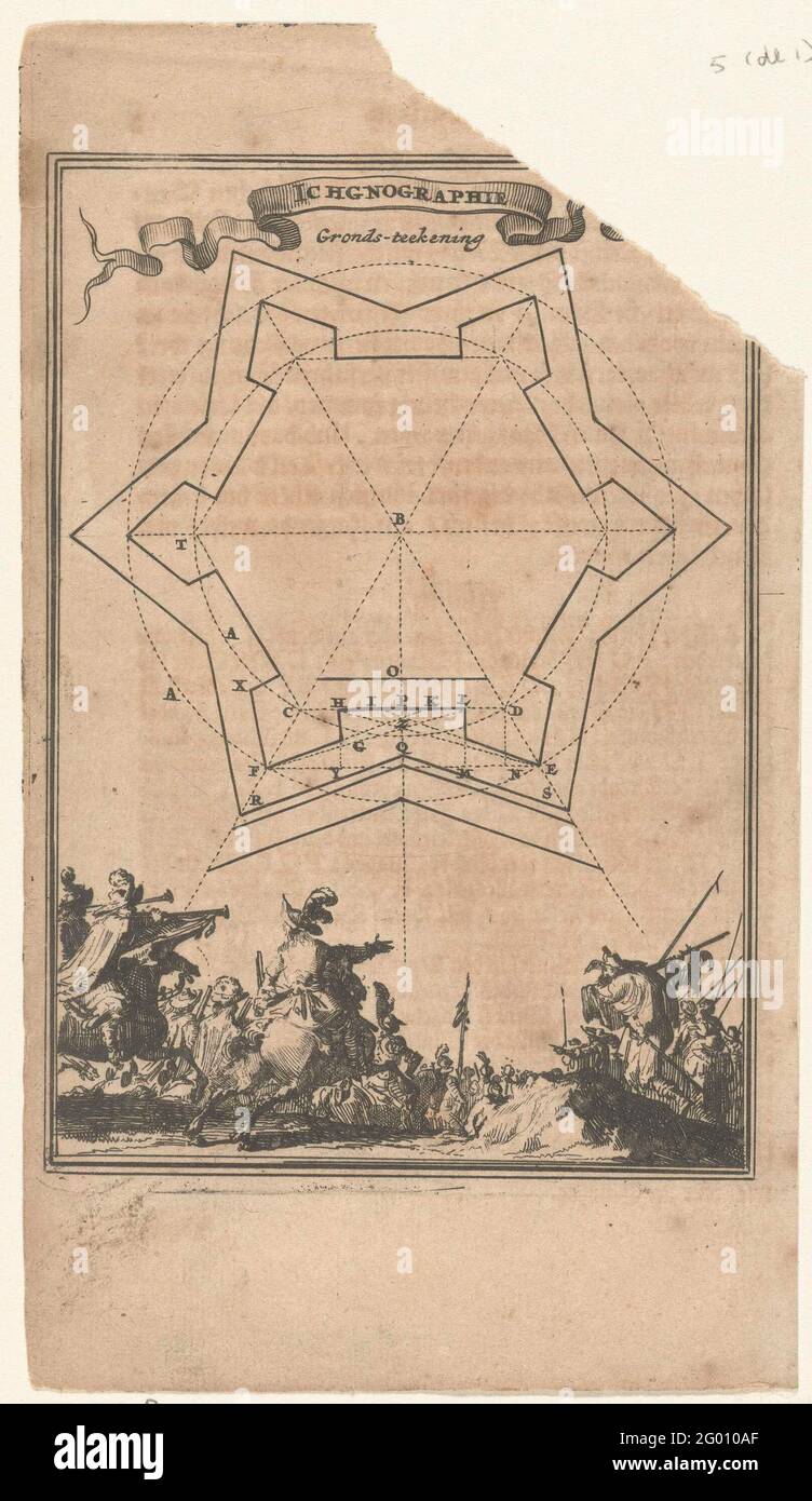 Illustration for 'The Labor of Mars' by Allain Manesson Mallet. Ground ...