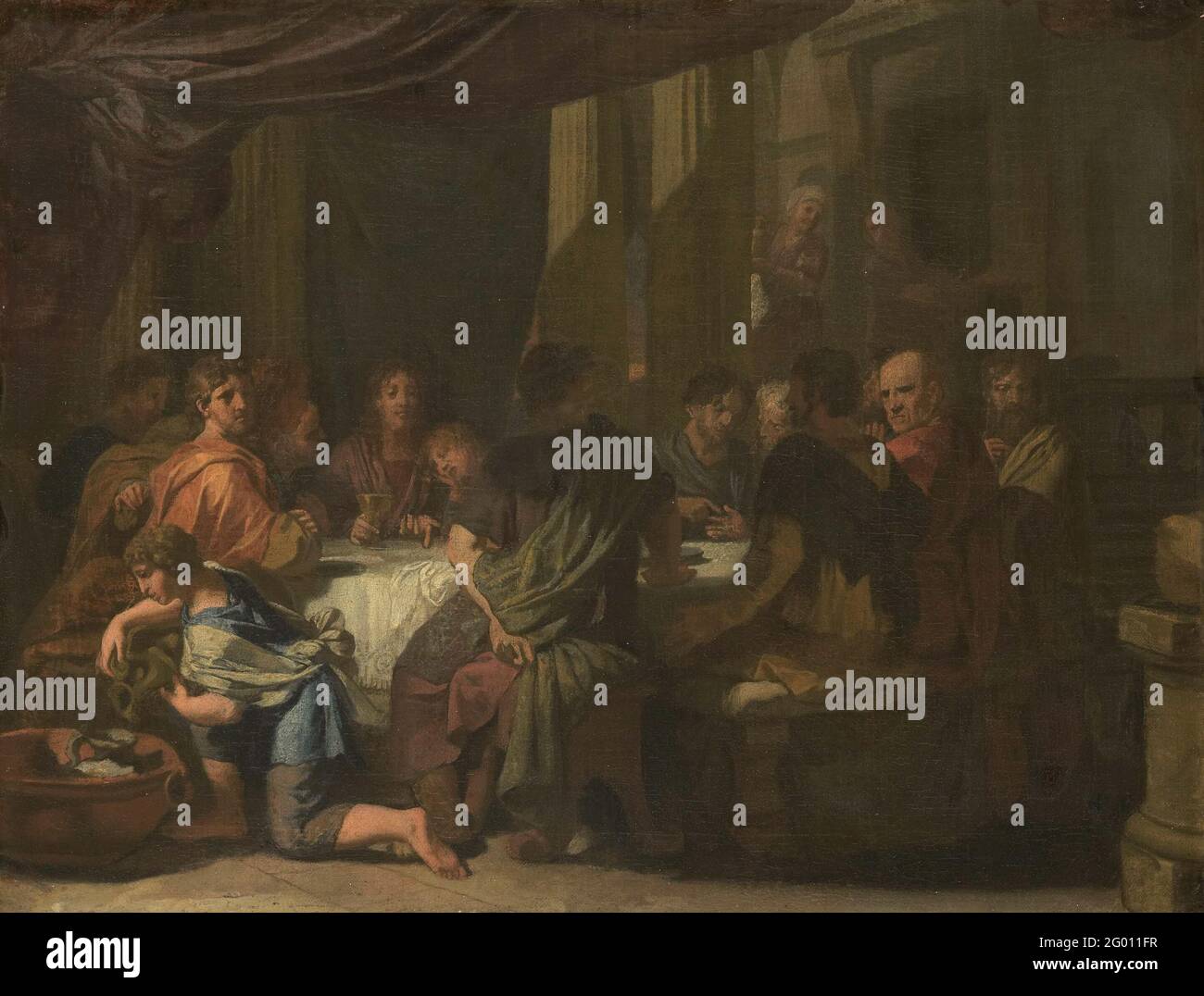 The Last Supper. The last Supper. Christ sat around a table with his ...