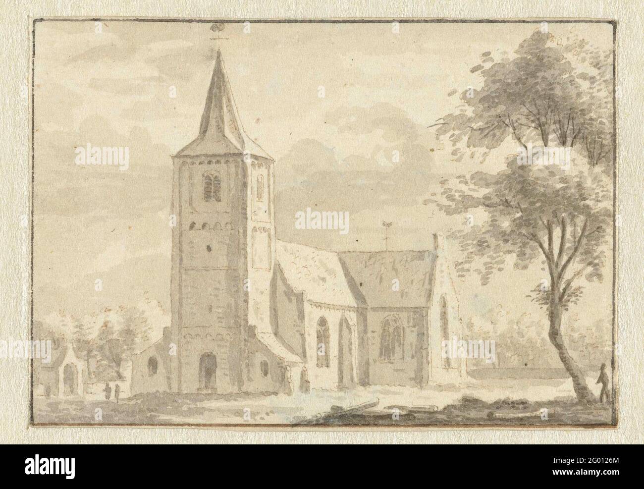 Church in Odijk Stock Photo - Alamy