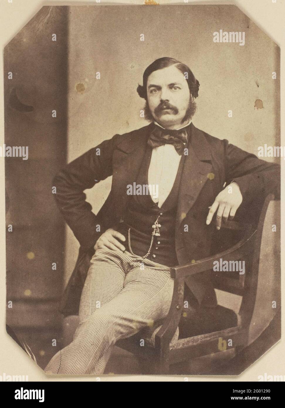 Portrait of Jacob Wertheim, son-in-law of the photographer Stock Photo ...
