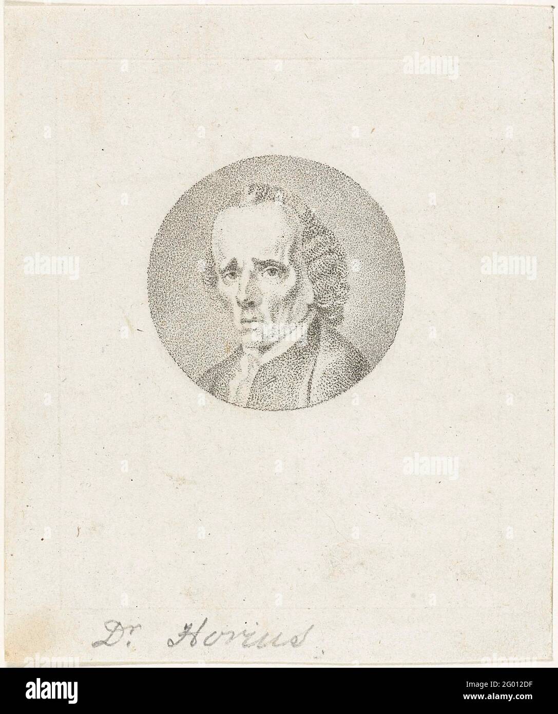 Portrait of J. Hovius at the age of 16 Stock Photo - Alamy
