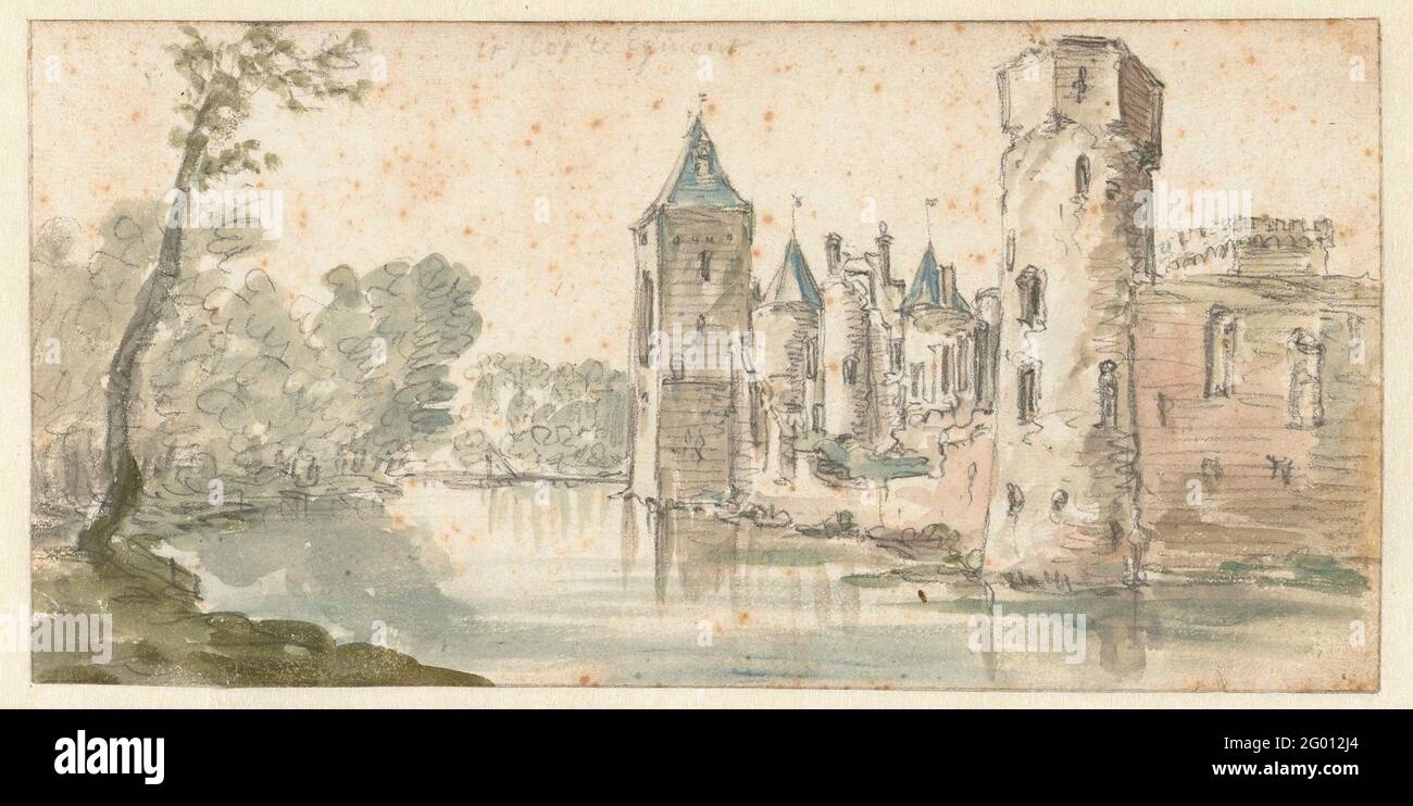 View of Egmond Castle Stock Photo - Alamy