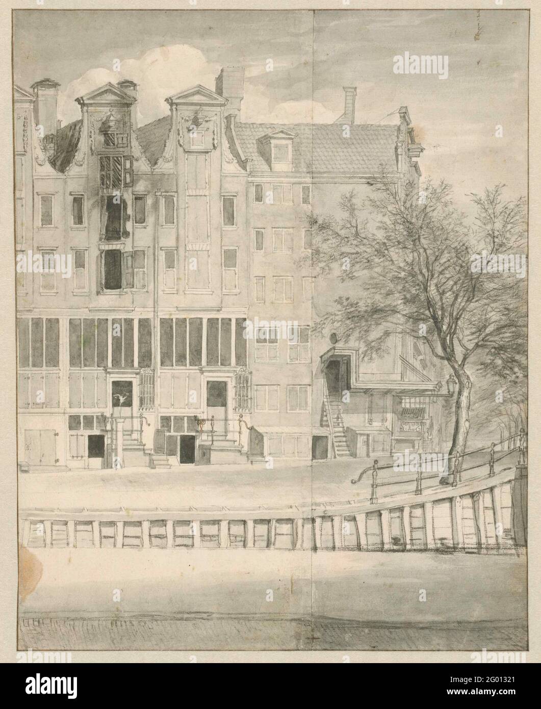 Burned out house on the Leidsegracht, 1684. Burned out house on the ...
