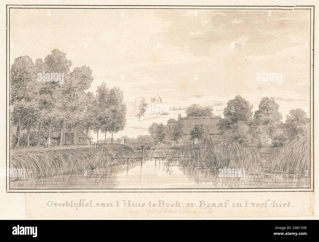 Remains of the house ter Beek Stock Photo - Alamy