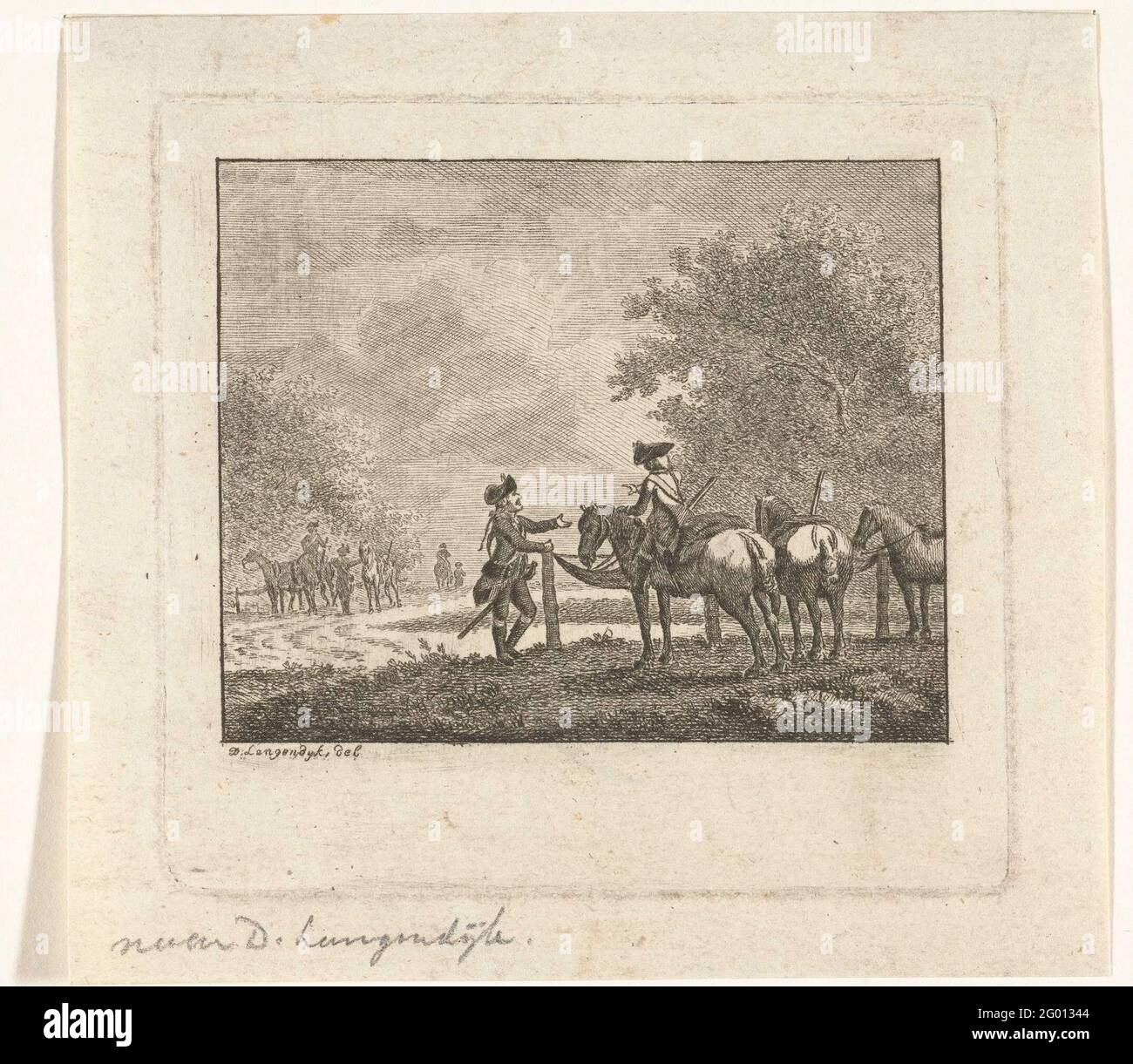 Two soldiers in conversation. Two soldiers are talking to each other in ...