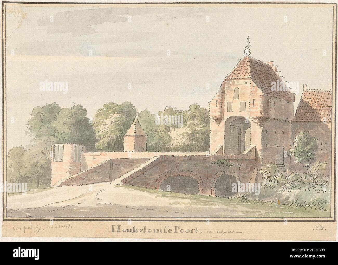 To Asper the Heukelomse gate Stock Photo - Alamy