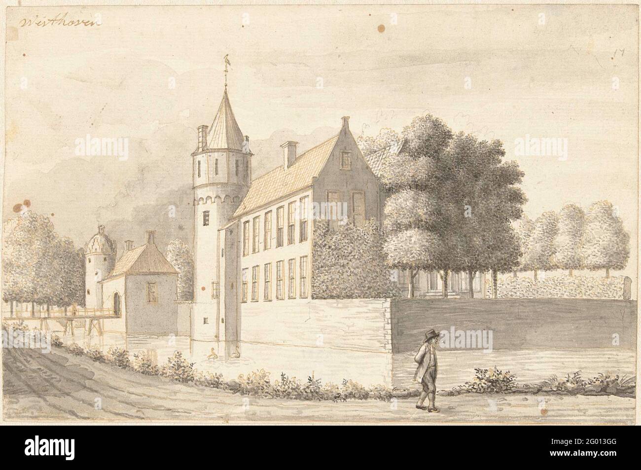 Westhoven Castle at Oostkapelle on Walcheren; Westhoven Stock Photo - Alamy