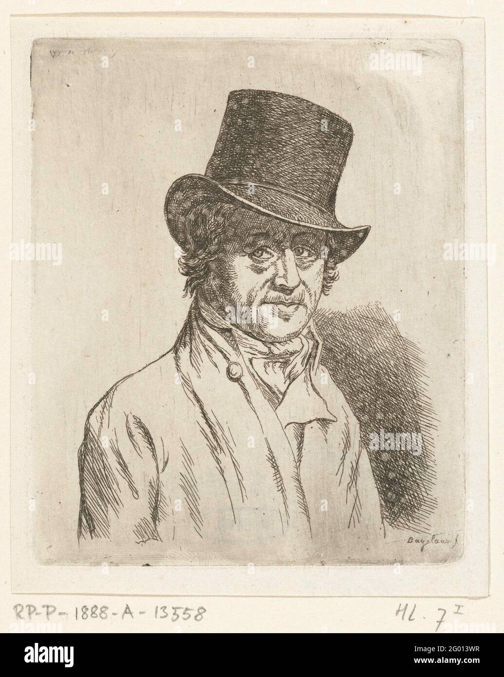 Portrait of wouter de nooy. Portrait of the painter Wouterus de Nooy ...