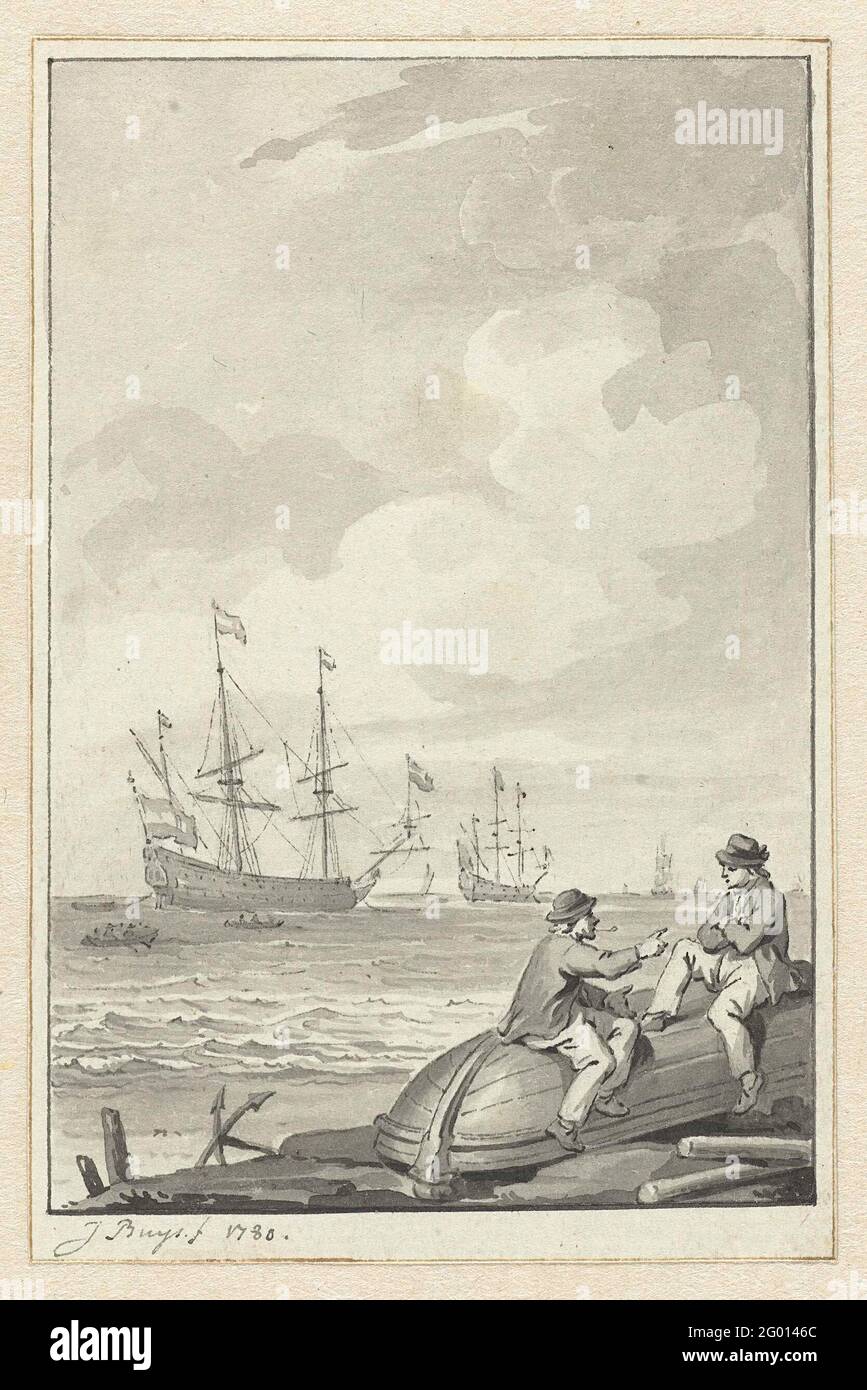 Seascape. Design for a print Stock Photo - Alamy