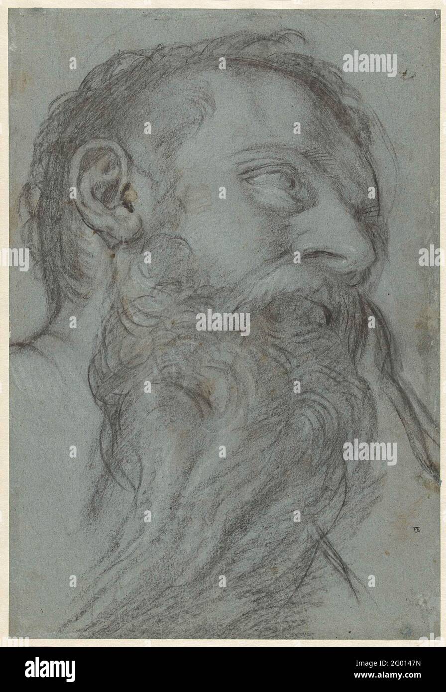 Head of a prophet Stock Photo - Alamy