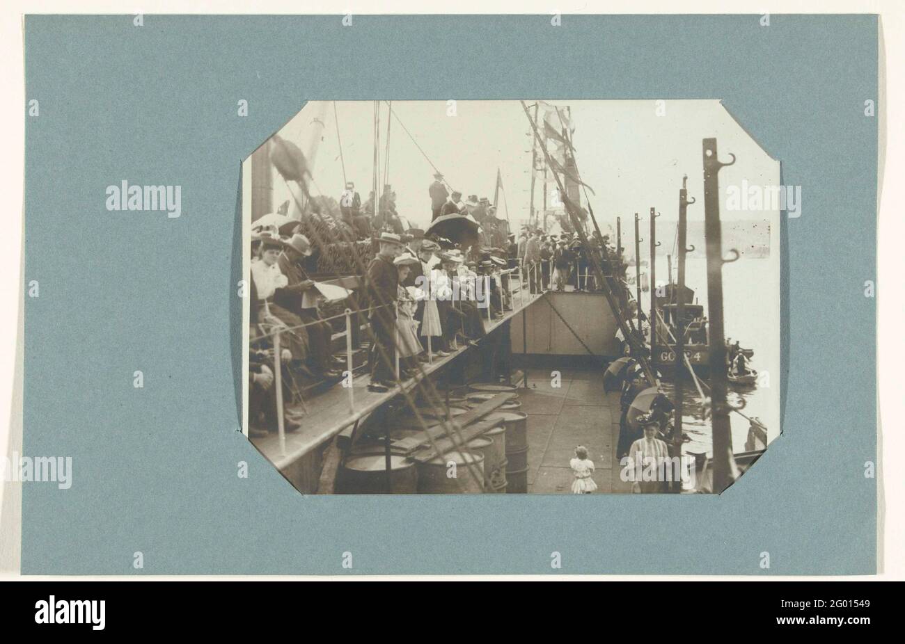 Public aboard a ship Stock Photo - Alamy
