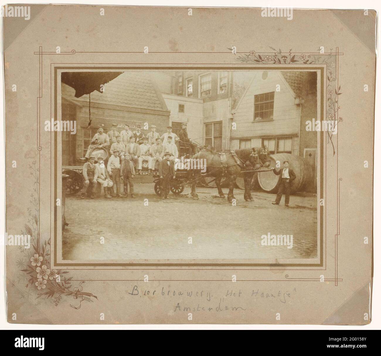 Staff of beer brewery 'Het Haantje', Amsterdam; Bierbrouwerij Het ...