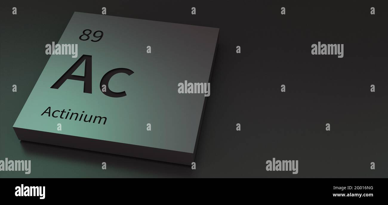 Actinium elements on periodic hi-res stock photography and images - Alamy