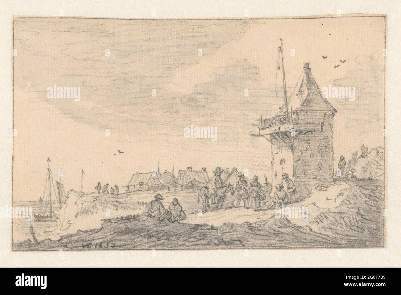 Firebone on the dunes Stock Photo - Alamy