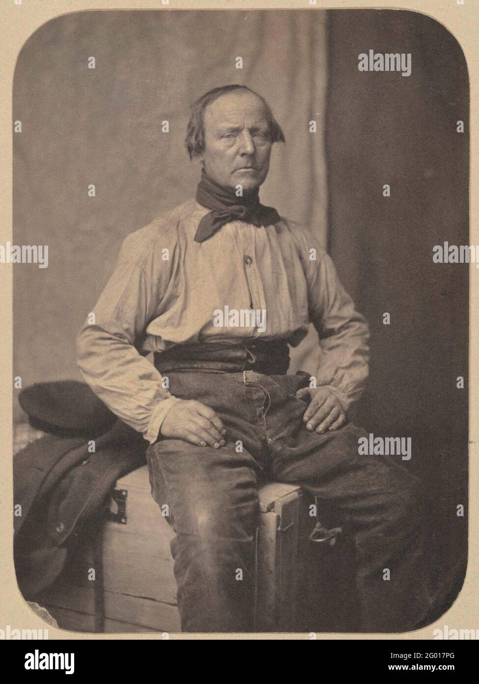 Portrait of a workman Stock Photo - Alamy