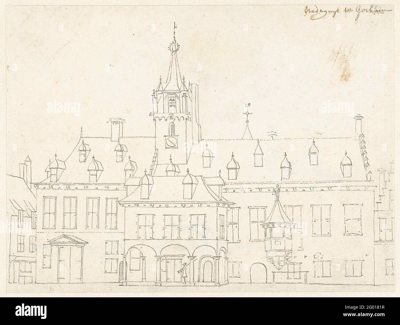 The City Hall of Gorinchem; Stadhuys to Gorkum Stock Photo - Alamy