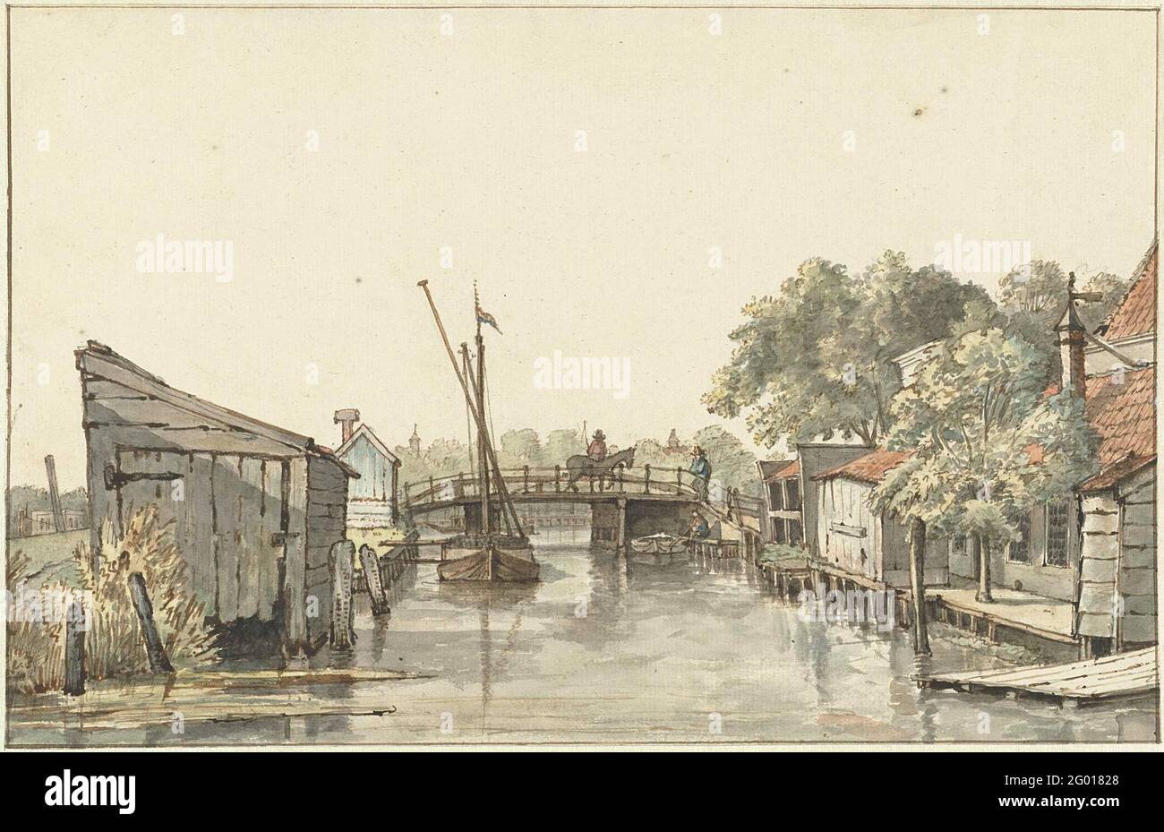 Face of the Ringdijk on the sculpture, seeing to the Utrecht side of ...