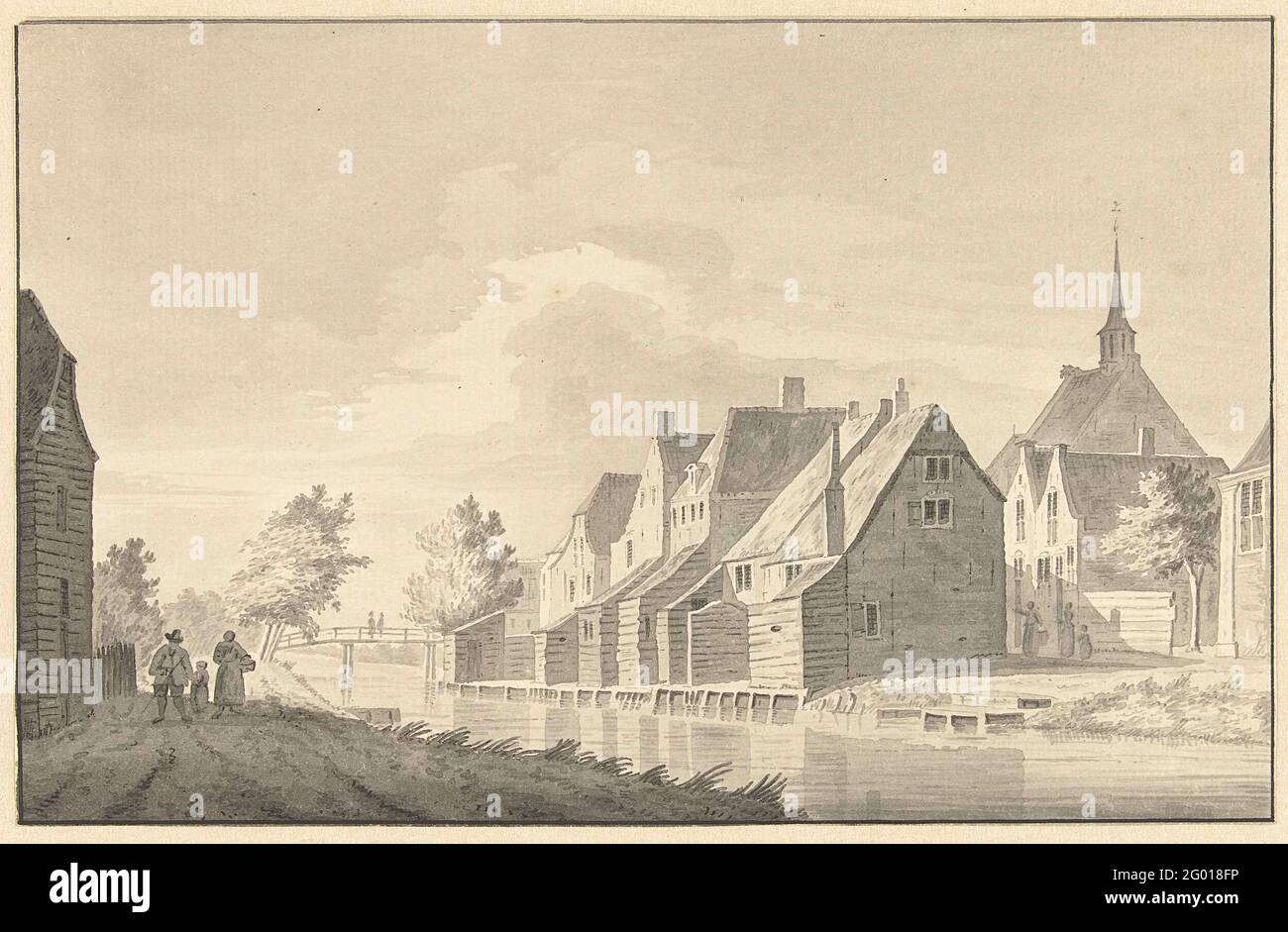The village of Molenaarsgraaf Stock Photo - Alamy