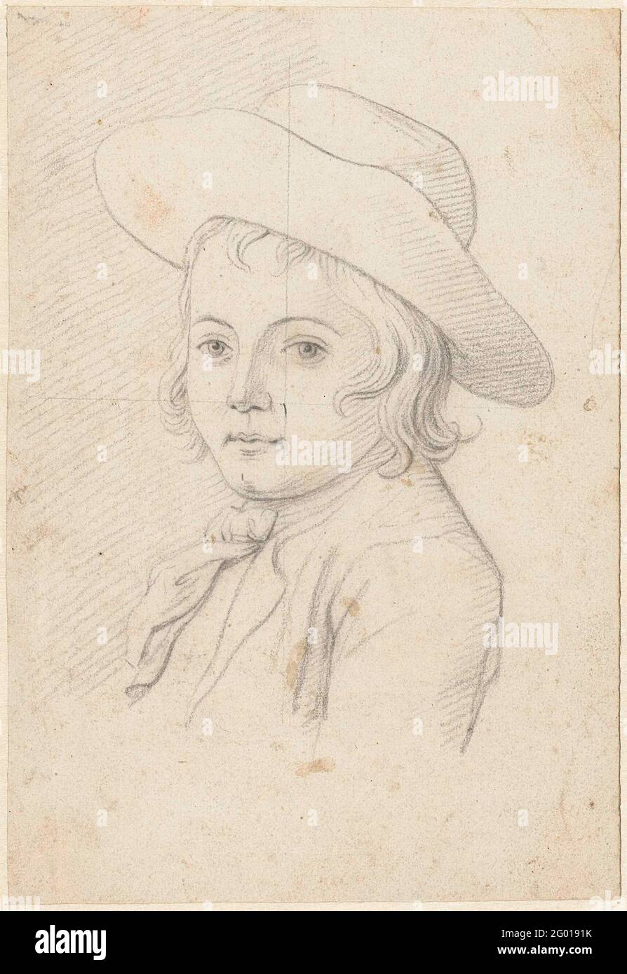 Boy coconut with hat, three-quarters to the left Stock Photo - Alamy