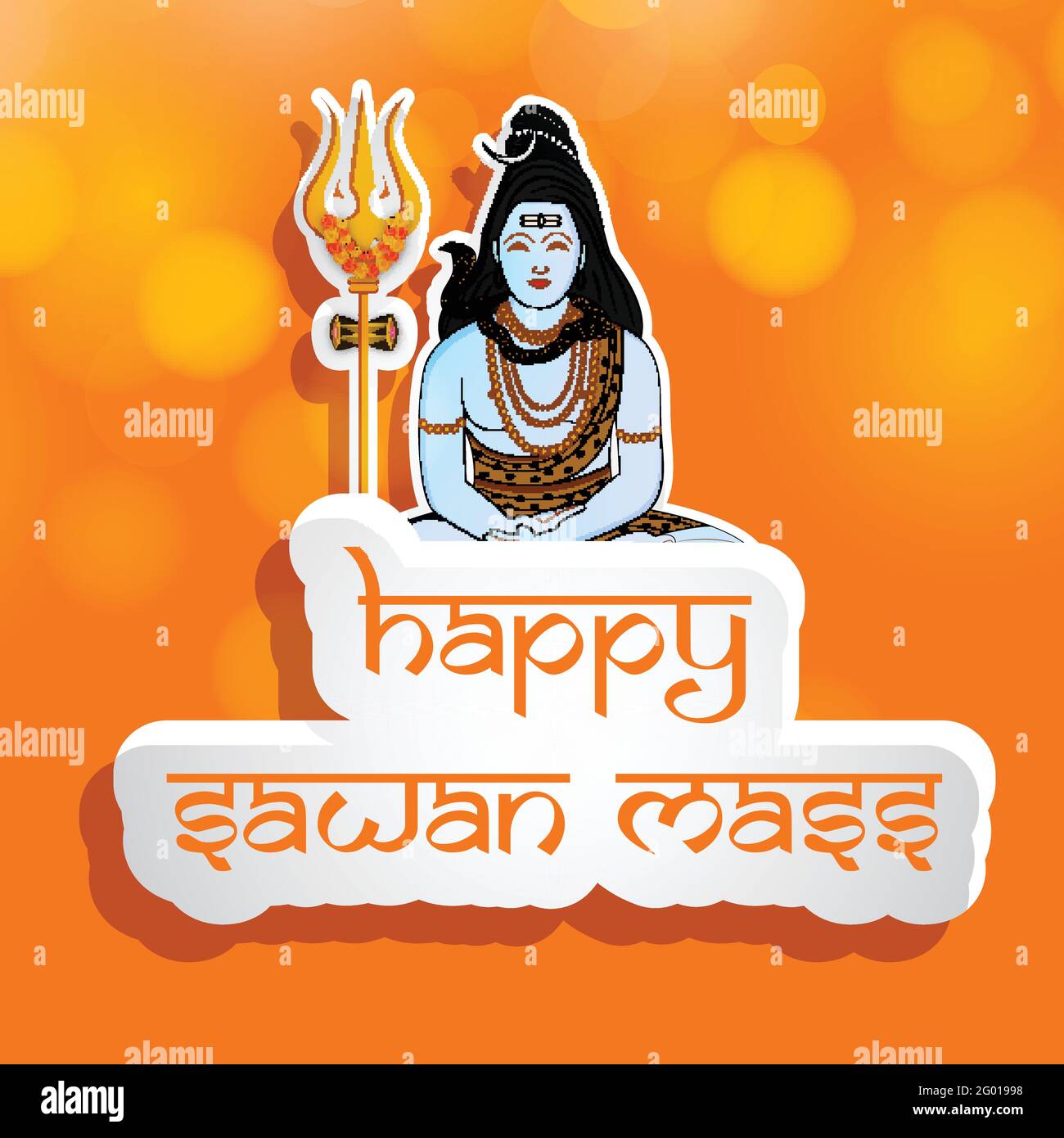 Month of sawan Stock Vector Images - Alamy